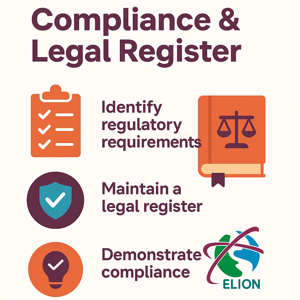 Compliance & Legal Register Services - Energy & Safety Audit | Elion